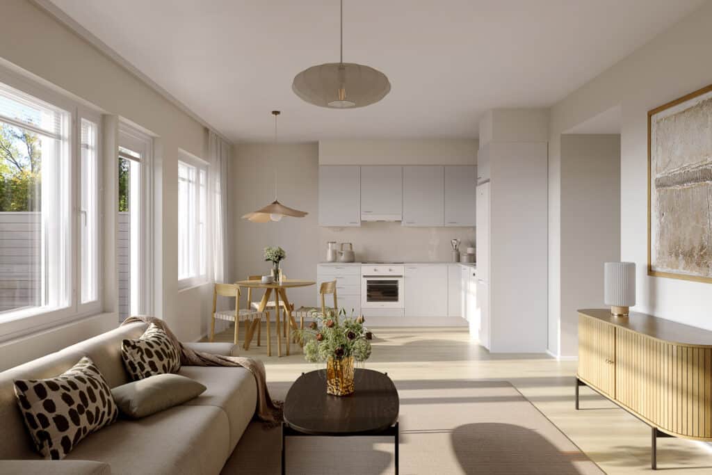 Villa Viiri – rivitalounelma luonnon äärellä
